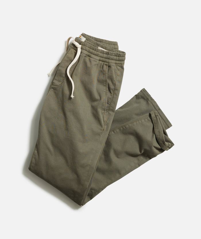 Marine Layer Saturday Pant Slim Fit in Olive