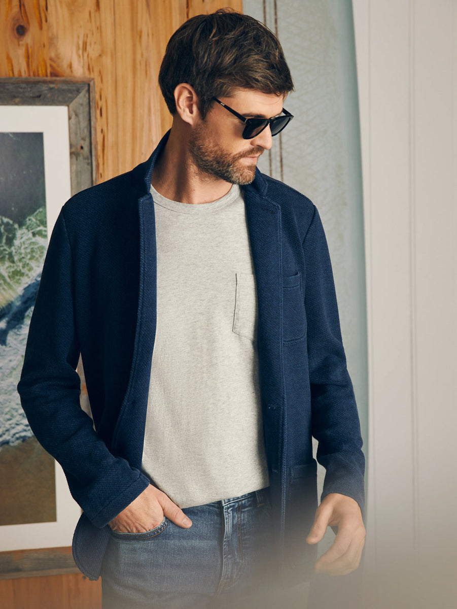 Faherty Inlet Blazer in Hendricks Indigo Wash